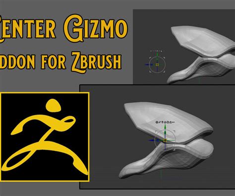 Artstation Center Gizmo Addon For Zbrush Resources