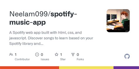 Github Neelam Spotify Music App A Spotify Web App Built With Html Css And Javascript