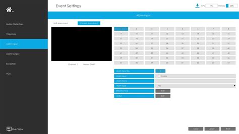 3 8 3 2 Camera Alarm Input