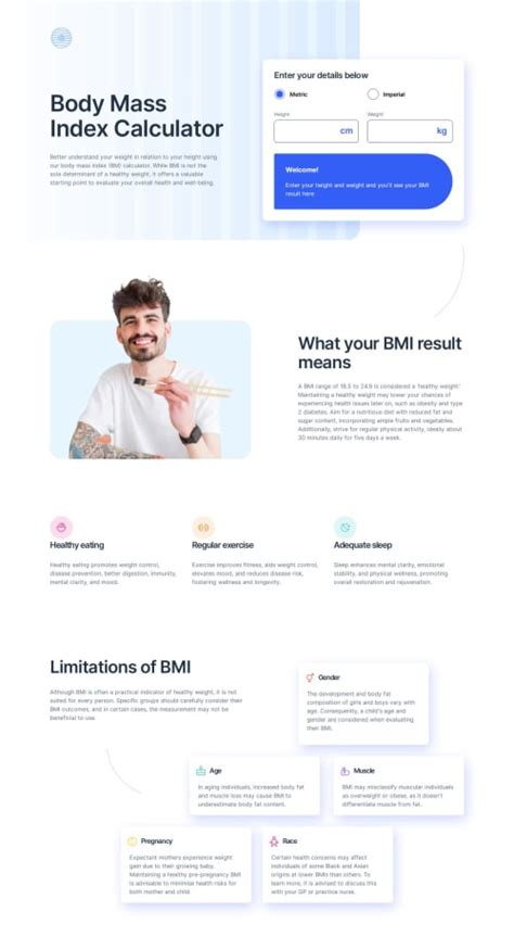 Frontend Mentor Body Mass Index Calculator Coding Challenge Solution