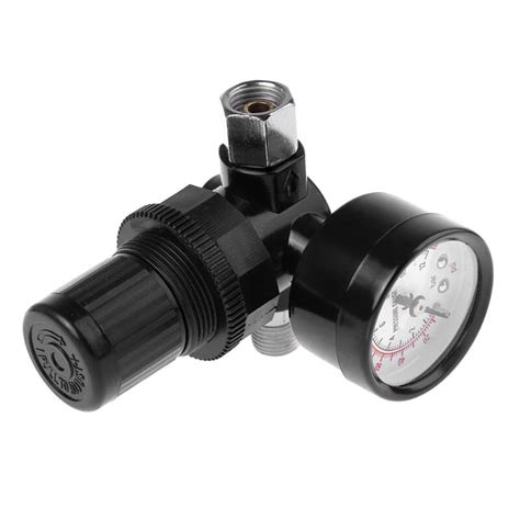 14 공기 압력 게이지 레귤레이터 감속기 12 Bar 180 Psi 압력계 스프레이 건 압력 밸브 게이지 드롭 선박 전기 장비