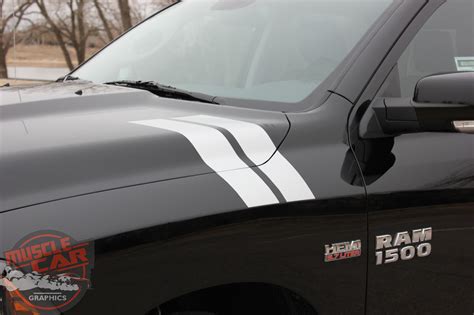 Ram Hood Dodge Ram Hood Stripes Dodge Ram Decals Ram Vinyl Graphics