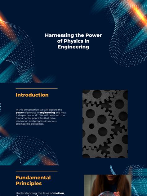 Slidesgo Harnessing The Power Of Physics In Engineering