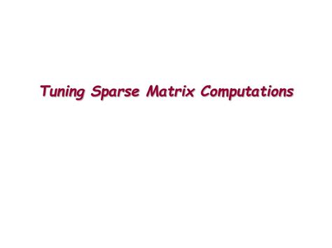 Ppt Bebop Berkeley Benchmarking And Optimization Automatic