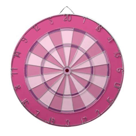 Colorful Dart Board In Pink Zazzle