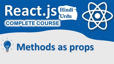 Methods As Props In Reactjs React Complete Training Youtube