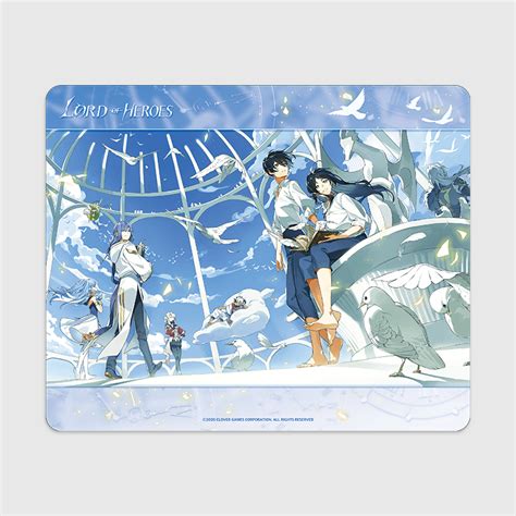 콜라보 [로드 오브 히어로즈 4주년] 4주년 한정 일러 마우스패드 1종