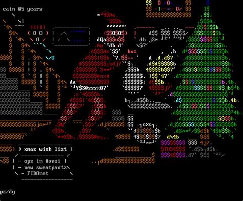 ascii by sixteen colors ansi art and ascii art archive
