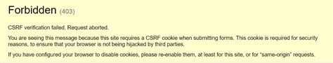 Why Am I Not Getting Csrf Warning From Django Stack Overflow