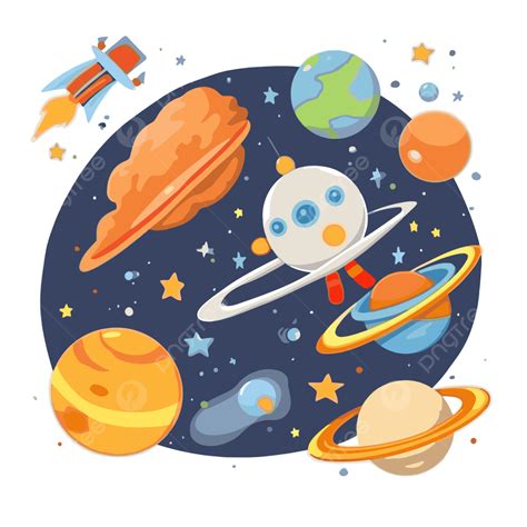 Animated Solar System Orbit Clip Art
