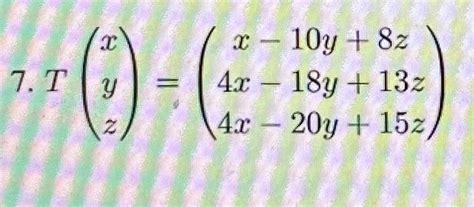 Exercises In Exercises 1 7 Write Down The Matrix Of Chegg Com