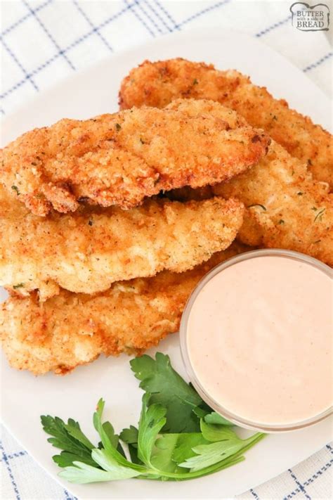 Homemade Chicken Tenders Chicken Tender Recipes Best Chicken Strip