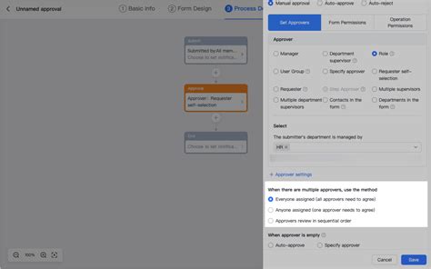 Admin Set Roles As Approvers