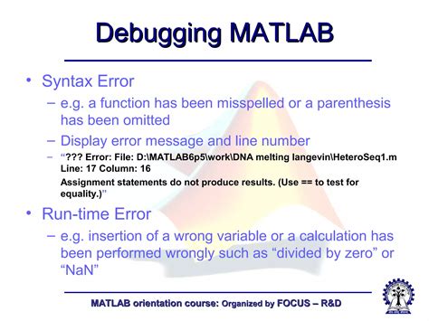 Matlab Fundamentals Of Matlab 1 Ppt