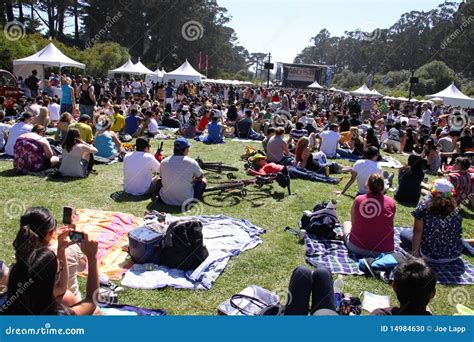 Concierto Al Aire Libre Libre De San Francisco Imagen Editorial Imagen De Estallido Foto
