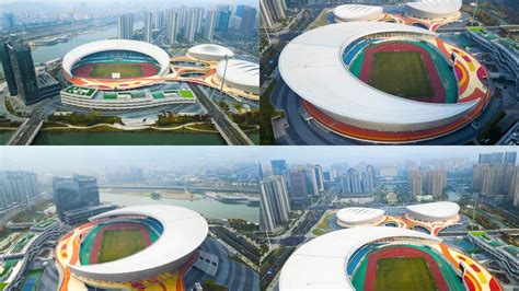 温州瓯海区奥体中心 视频素材下载 编号 27130460 光厂 Vj师网