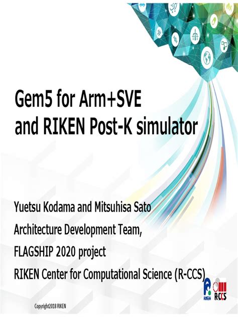 Gem5 For Armsve And Riken Post K Simulator Pdf Arm Architecture