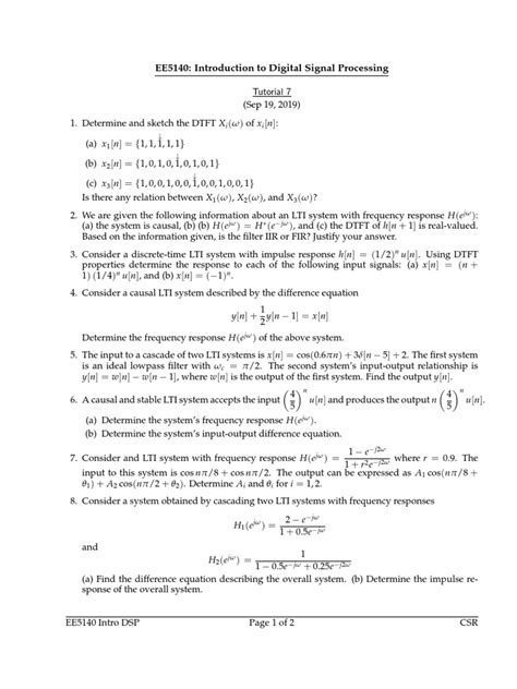 Tutorial 7 Pdf Electronics Information And Communications Technology