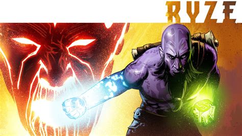 Ryze Ținuturile înflăcărate Benzi Desenate Universul League Of Legends
