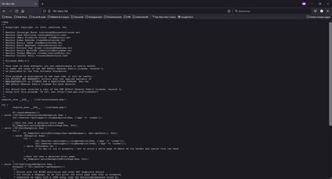 Install Screen Showing Php Code Rnextcloud