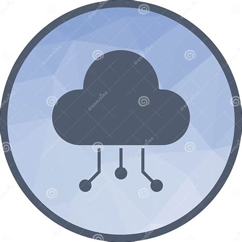 Cloud Data Distribution Icon Vector Image Stock Vector Illustration Of Symbol Sharing 306480762
