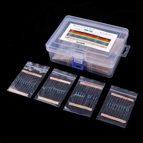 Resistor Assortment Kit Set Of 1000 Assorted Res Vicedeal