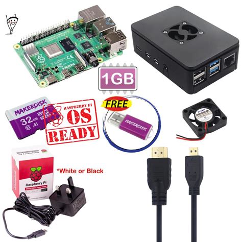 Raspberry Pi 4 Model B 1gb And Kits