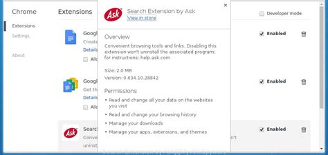 How To Remove Search Extension By Ask Chrome Firefox Ie Edge