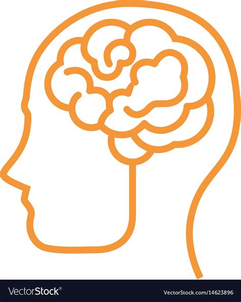 Human Brain Symbol Royalty Free Vector Image Vectorstock