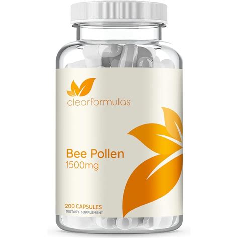 High Strength Bee Pollen Supplement Natural Superfood Bee Pollen Capsules With Rich Nutrient