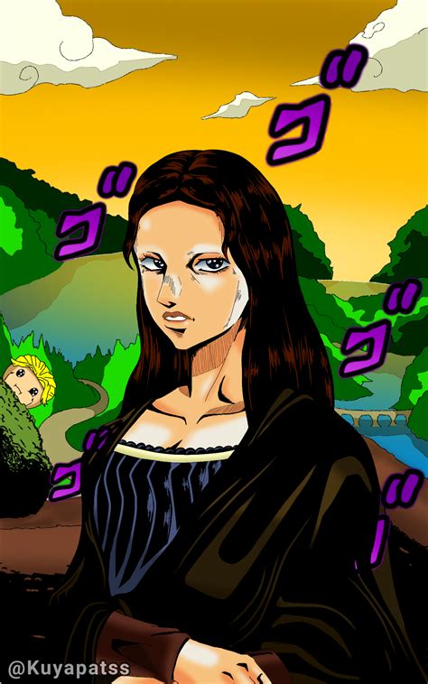 Mona Lisa As A Jojo S Character R Jazza