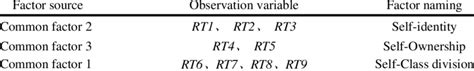 Factor Extraction And Naming Download Table