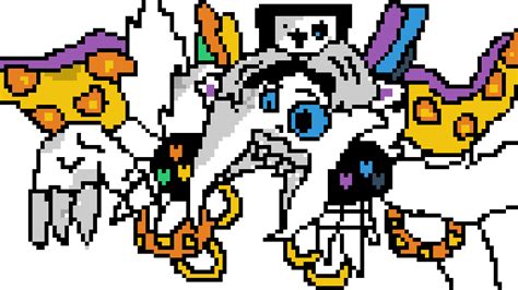 Pixilart Underswap Omega Temmie By Crysalis