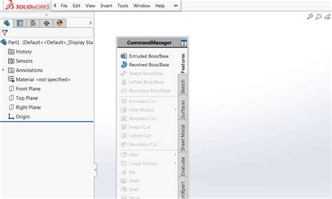 How To Dock Solidworks Commandmanager Into Place Again