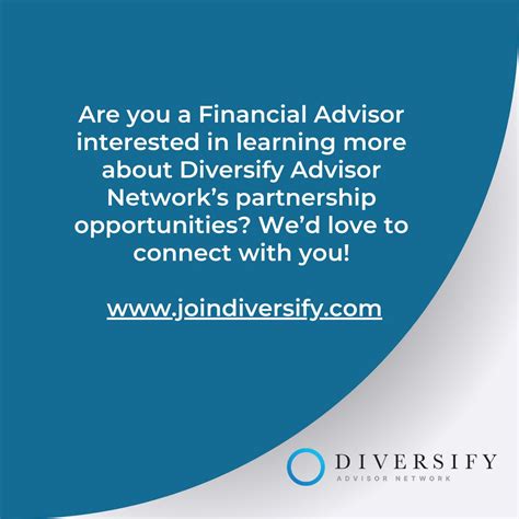 Diversify Advisor Network Posted On Linkedin
