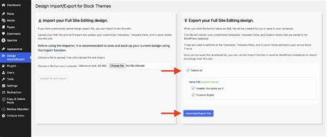 how to migrate fse themes options themeisle docs