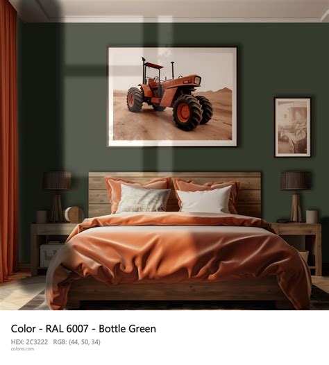 About Ral 6007 Bottle Green Color Color Codes Matching Colors And