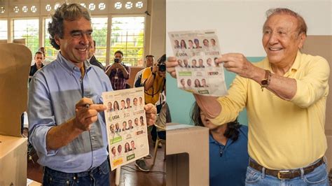 Fajardo Y Hernández Primeros Candidatos En Ejercer Su Voto