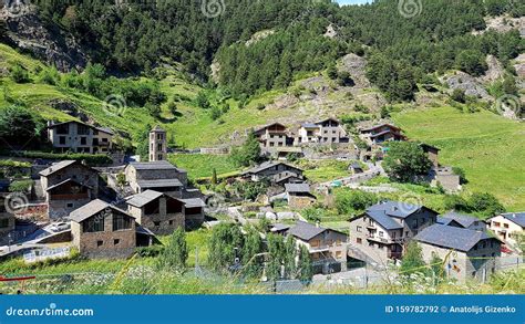 Beautiful Architecture Of Natural Stone Buildings In The Village Of Pal