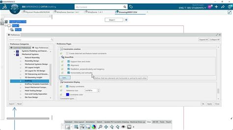 creating annotation dimensions preferences catia 3d experience 1 youtube