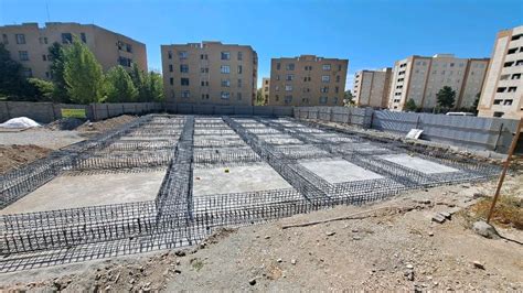 Foundation Of Girls School In Hor Project Tehran Ehsan Seraj