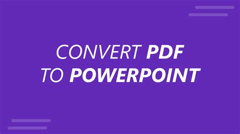 How To Convert PDF To PPT PowerPoint 8 Easy Ways