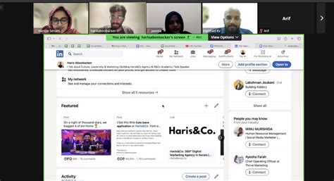 hear from haris aboobacker on linkedin and personal branding haniya senam posted on the topic