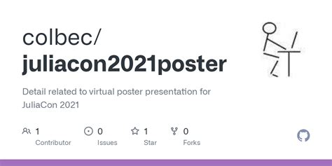 github colbec juliacon2021poster detail related to virtual poster
