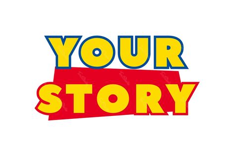 Toy Story Parody Text Style Vector File Illustrator Premium