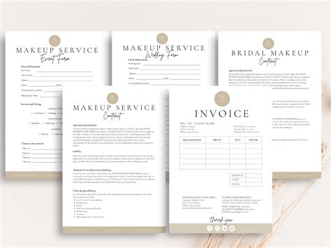 Mua Contract Template Makeup Artist Contract Makeup Contract Agreement