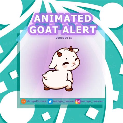 Animated Goat Alert Twerk Alert Etsy