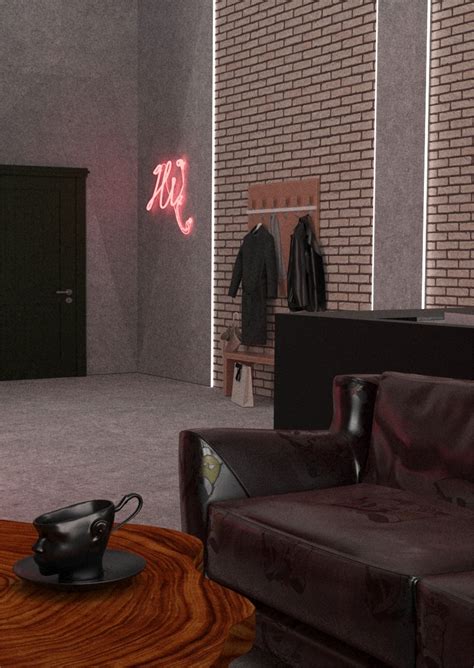 Студенческое портфолио Дизайн интерьера офиса фирмы кастомизирующей элементы интерьера