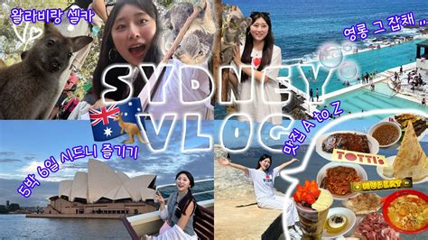 Vlog🇦🇺 시드니의 모든 핫플을 5박 6일 만에 터는 여행 🦘 인생 재즈바 추천 예약필수 🥂 페더데일 블루마운틴 일일 투어 ⛰️ Sydney Vlog