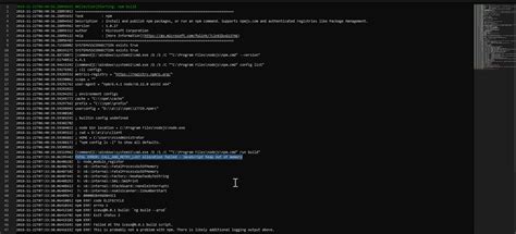 error call and retry last allocation failed javascript heap out of memory · issue 1380